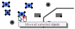 Move objects with mouse cursor