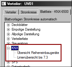 KNX-Objekte im Verteiler - KNX-Symbole und ihr Zusammenwirken