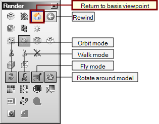 Navigation render: Define focus and location