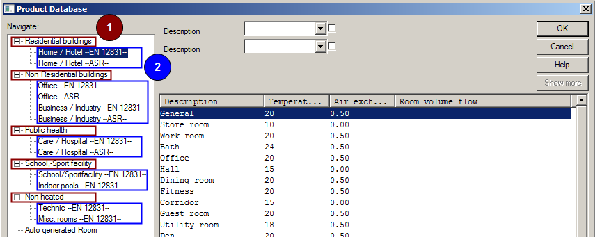 New article database for room functions