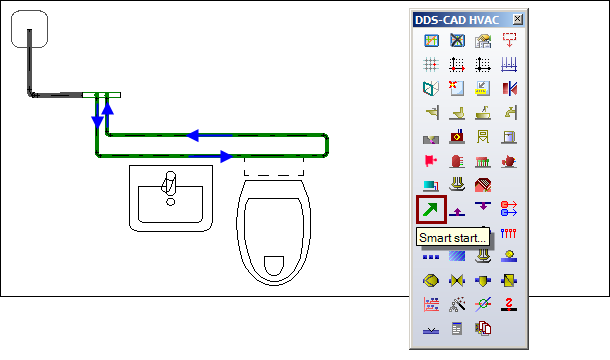 Loops in the potable water system - draw loops